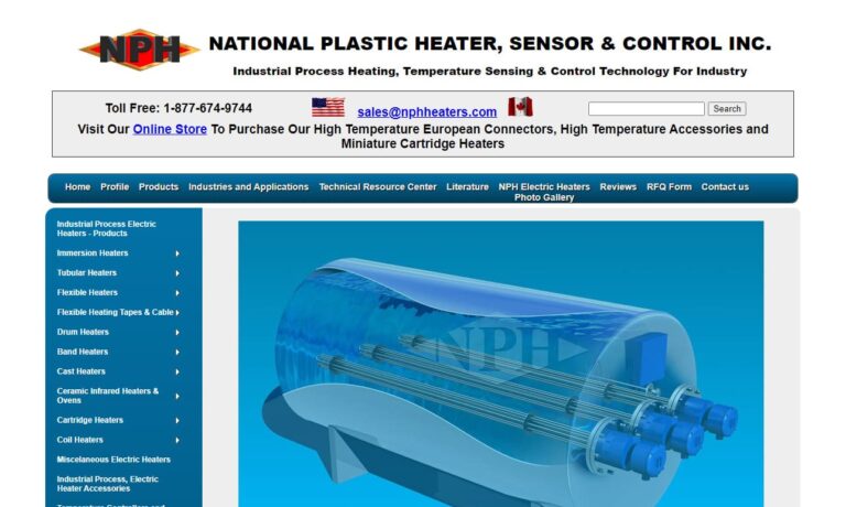 National Plastic Heater Sensor & Control | Electric Heater Manufacturers